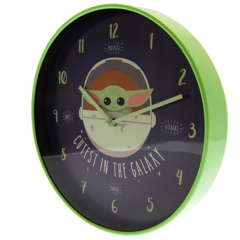 Star Wars The Mandalorian Cutest Wall Clock